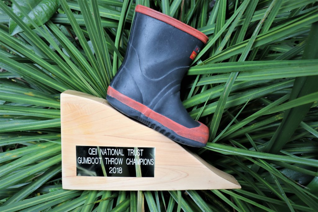 A royal gumboot throw - QEII